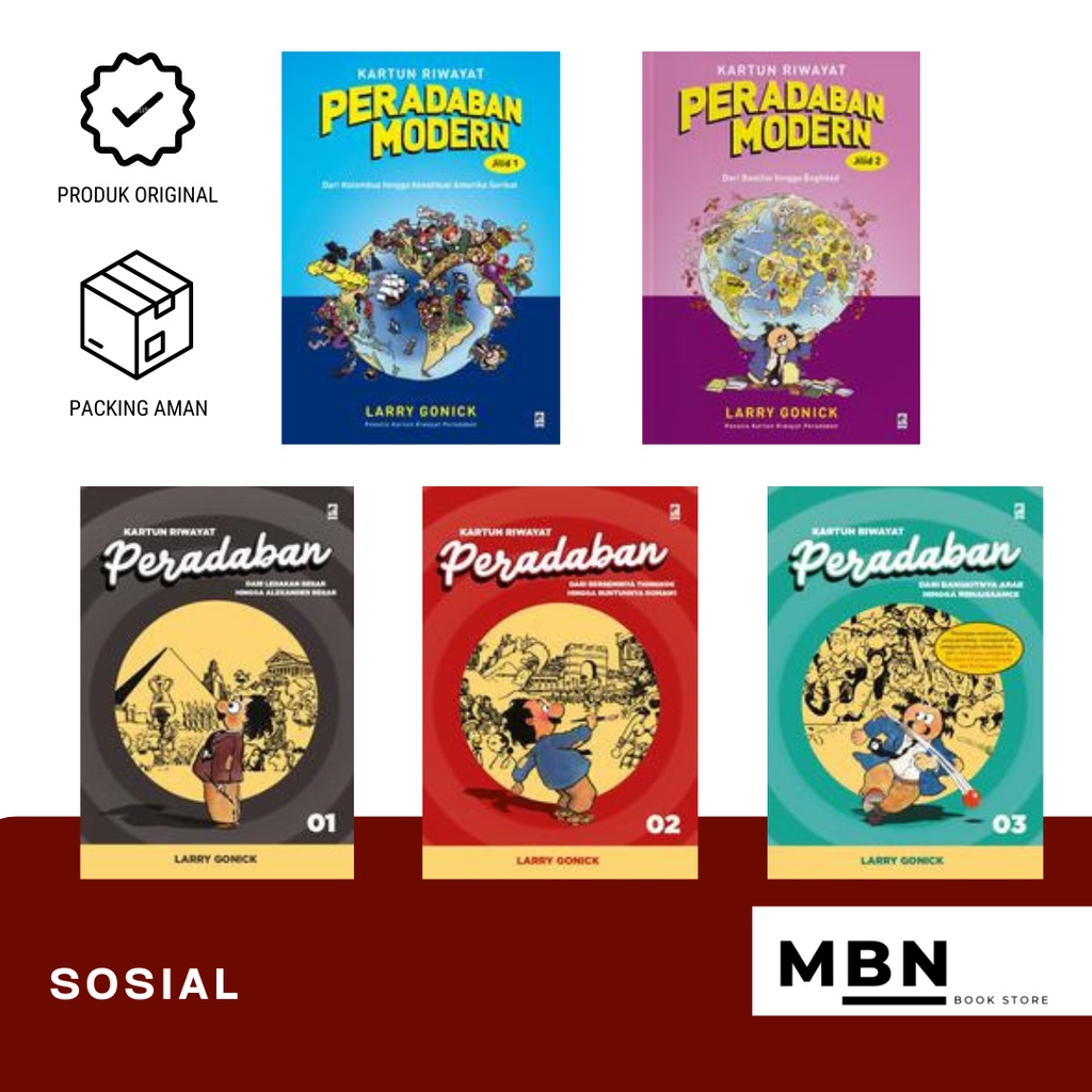 Jual KARTUN RIWAYAT PERADABAN & MODERN (LENGKAP) ori | Shopee Indonesia