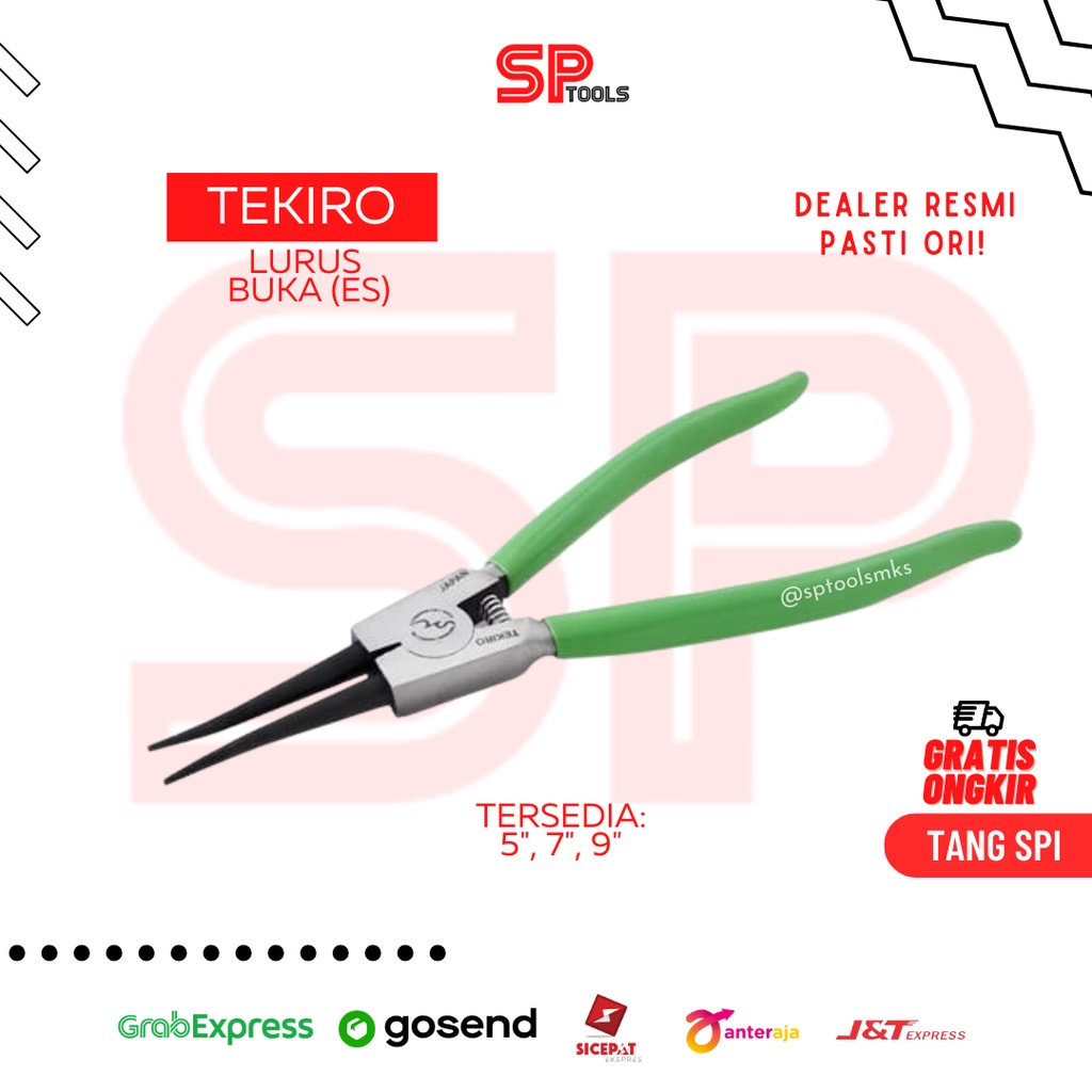 Jual TANG SNAP / SNAP RING PLIERS / TANG SPIE ES - LURUS BUKA TEKIRO 5 ...