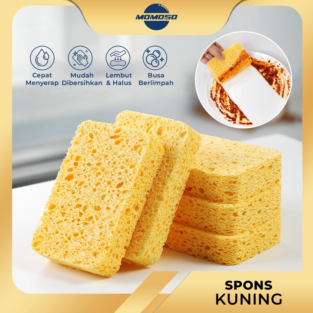 Jual MOMOSO Sponge Cellulosa / Sponge Cuci Piring / Spons Cuci Piring ...