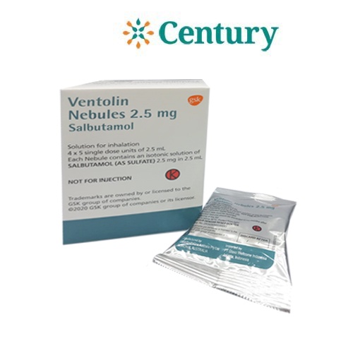 Jual VENTOLIN 1 BLISTER 5 NEBULES / SALBUTAMOL SULFATE 2.5 MG / ASMA / GANGGUAN PERNAPASAN ...