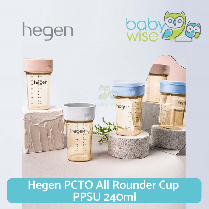 Jual Hegen PCTO All Rounder Cup PPSU 240ml - Botol Minum Anak | Shopee Indonesia