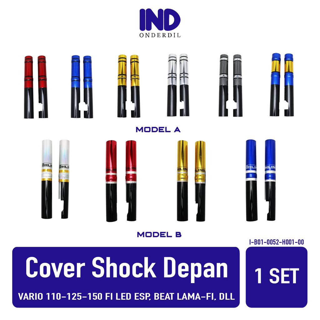 Jual Cover-Penutup Shock-Shok-Sok Depan-Bottom Vario 110-125-150 FI LED ...