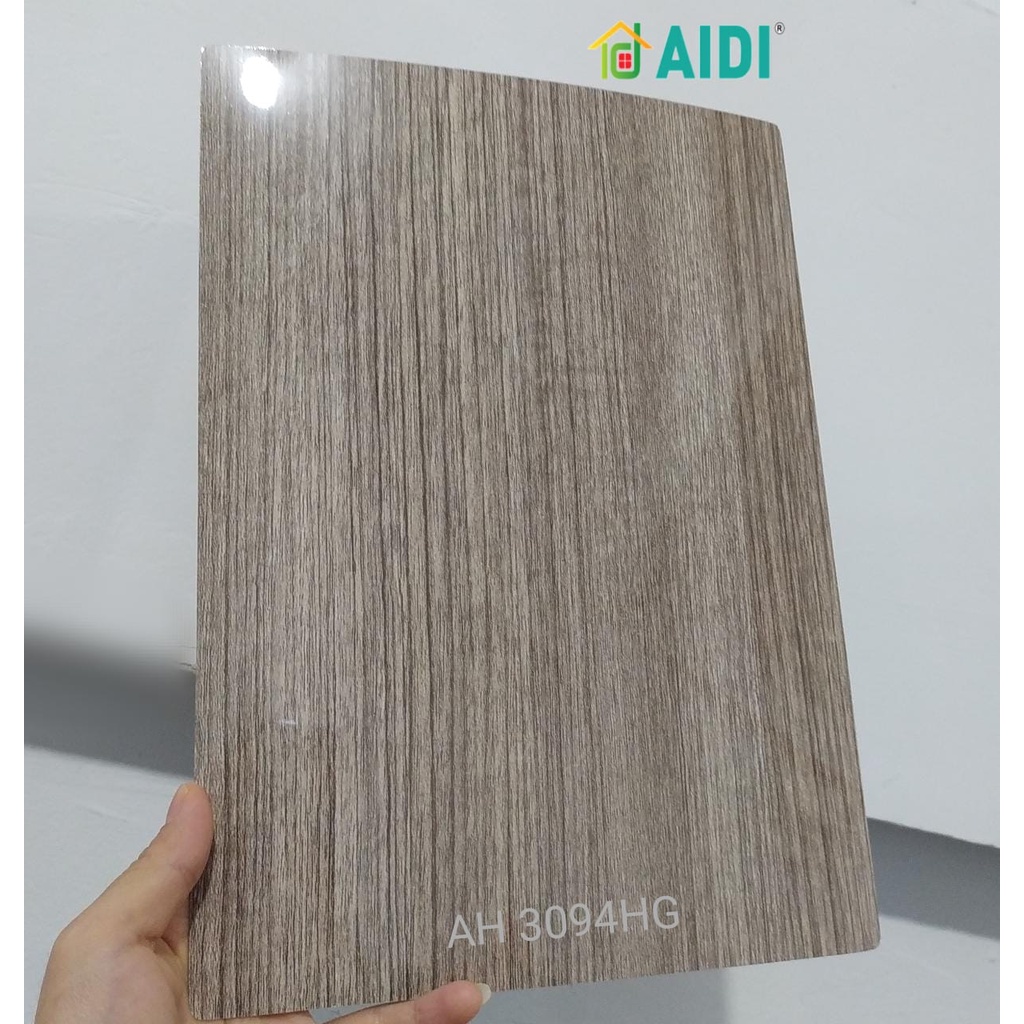 Jual AIDI HPL AH 3094HG GREY OAK GLOSSY HPL WOODGRAIN GLOSSY HPL URAT ...