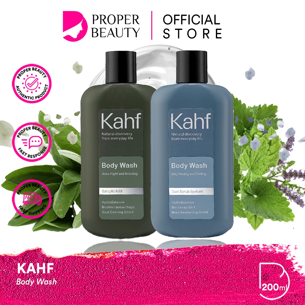 Jual KAHF Body Wash Indonesia / Sabun Mandi 200ml / Brightening And ...