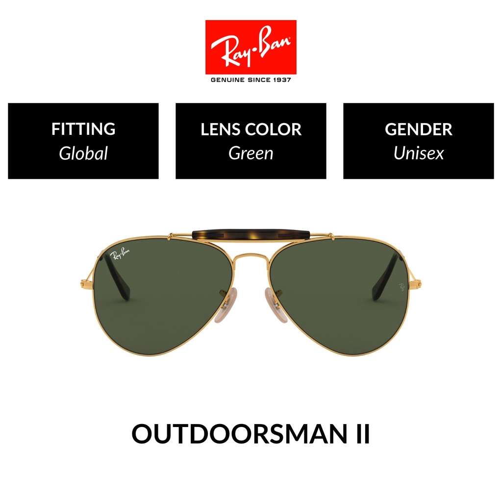Jual RAY-BAN Outdoorsman II | RB3029 181 | Global Fitting | Sunglasses ...