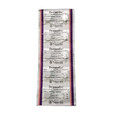 Jual DEMACOLIN 10 TABLET/STRIP OBAT DEMAM FLU ALERGI BERSIN BERSIN ...