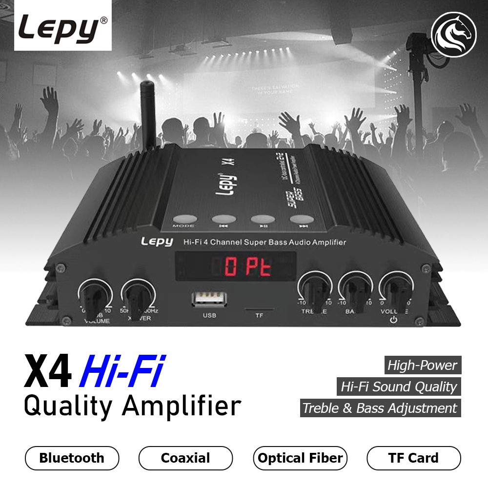 Jual Lepy Audio Amplifier Bluetooth Usb Tf Hifi Sound Booster With