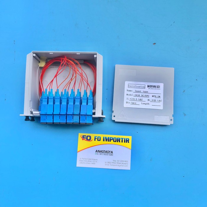 Jual Passive Splitter Box 1X16 Upc Spliter Plc Pasif Box 1:16 Fiber ...