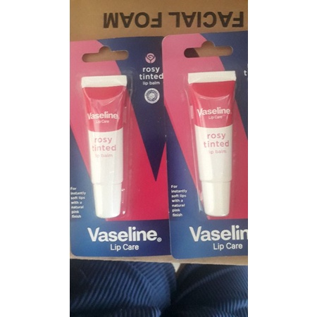 Jual Vaseline Lip Care Rosy Tinted Lip Balm Tube 10g | Shopee Indonesia