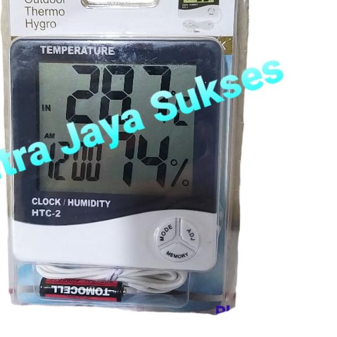 Jual Hygometer thermometer HTC 2 ( 2 baris) termometer ruangan HTC2 ⅍ | Shopee Indonesia