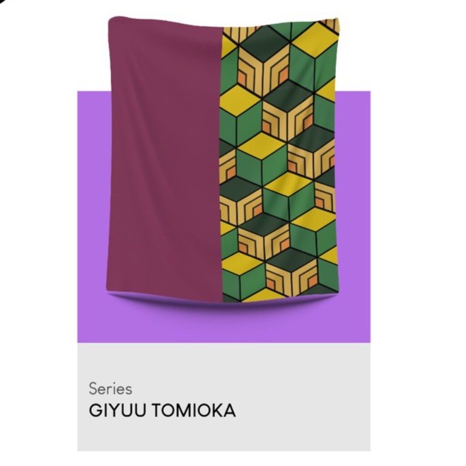 Jual Kain Sarung Motif Anime Kimetsu No Yaiba Demon Slayer Giyuu ...