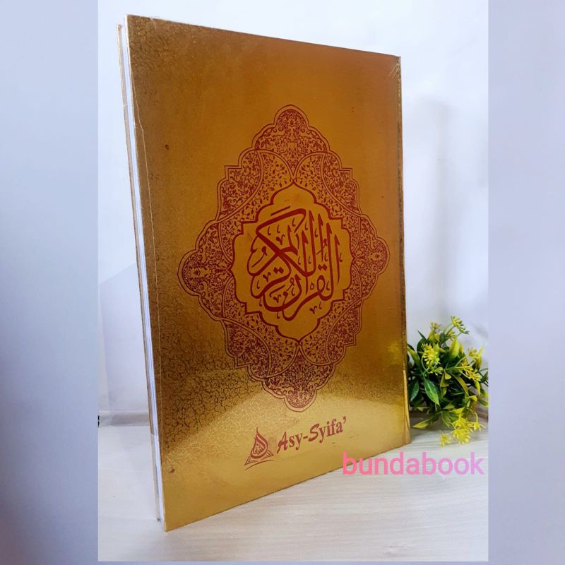 Jual AL QURAN EMAS GOLD LANSIA B4 QURAN ASY SYIFA JUMBO | Shopee Indonesia