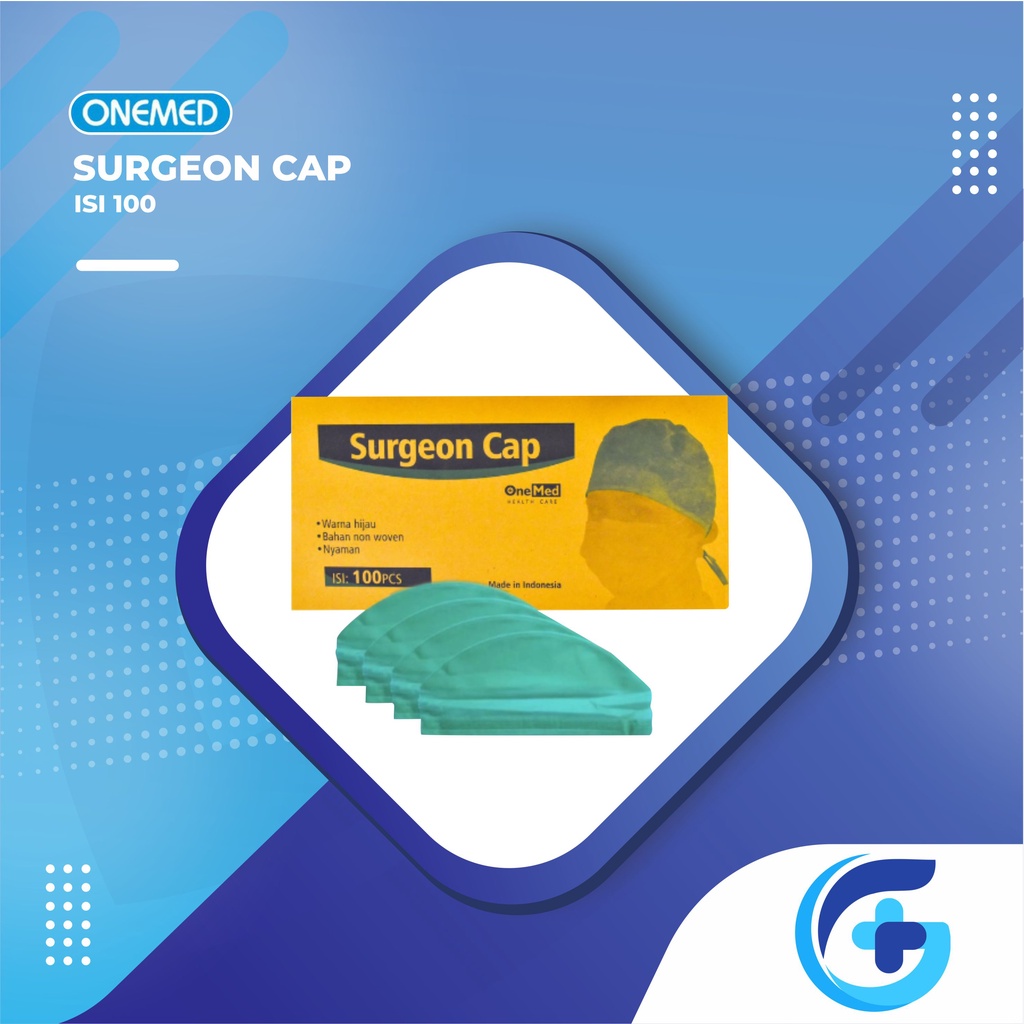 Jual SURGEON CAP ONEMED ISI 100 / APD | Shopee Indonesia