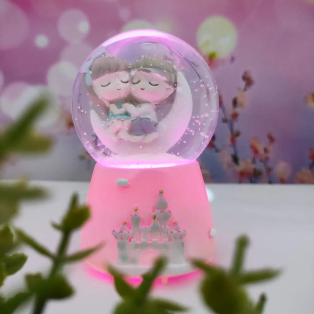 Jual kotak music - moon castle music box - snowball globe | Shopee ...