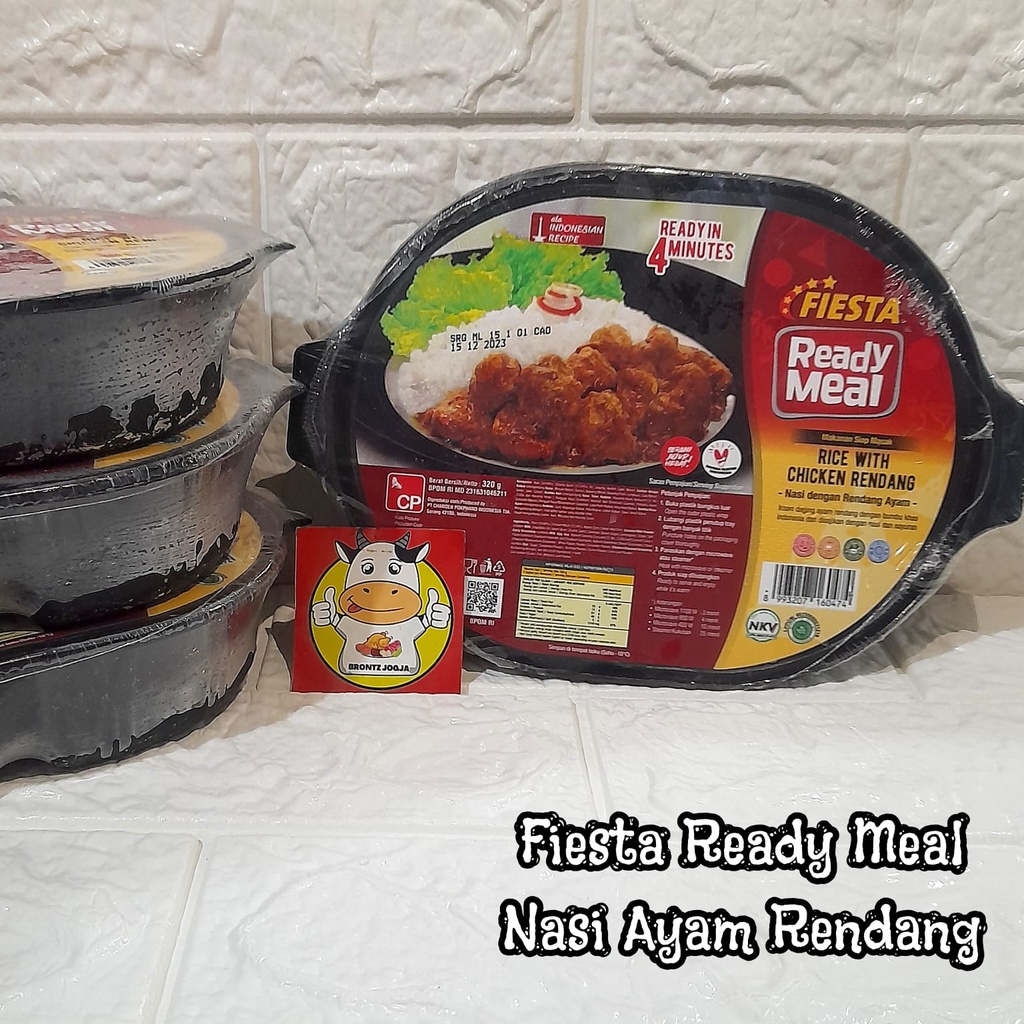Jual FIESTA READY MEAL CHICKEN RENDANG - NASI AYAM RENDANG - BRONTZ ...