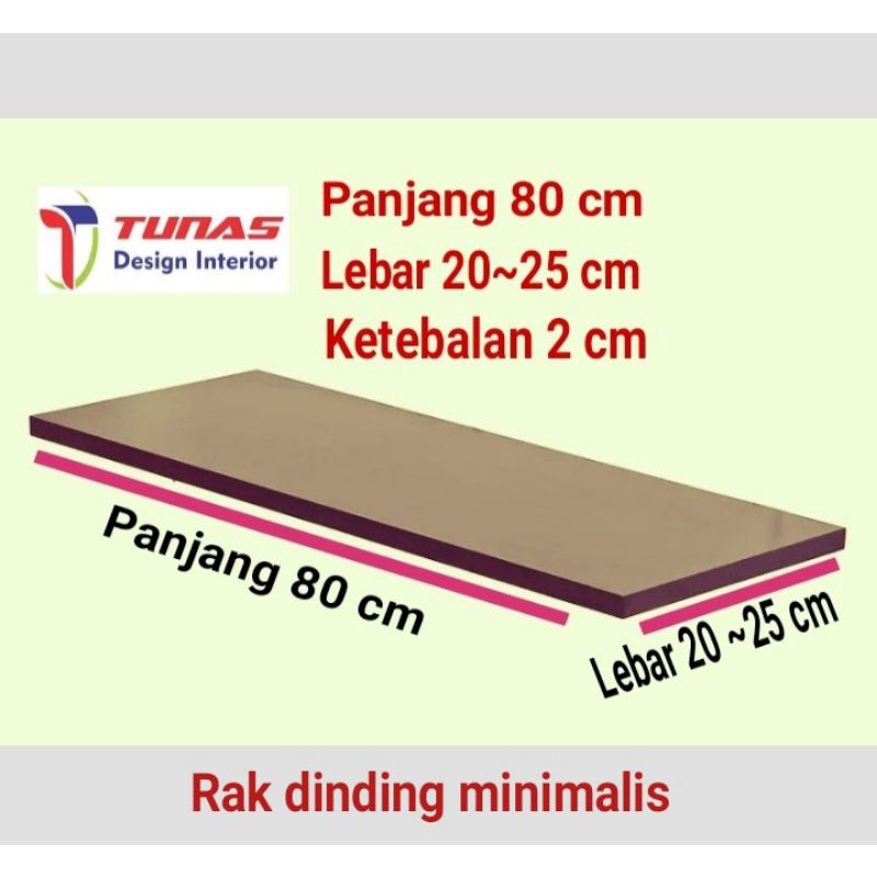 Jual rak dinding minimalis aesthetic panjang 80 cm lebar 20~25 cm ...