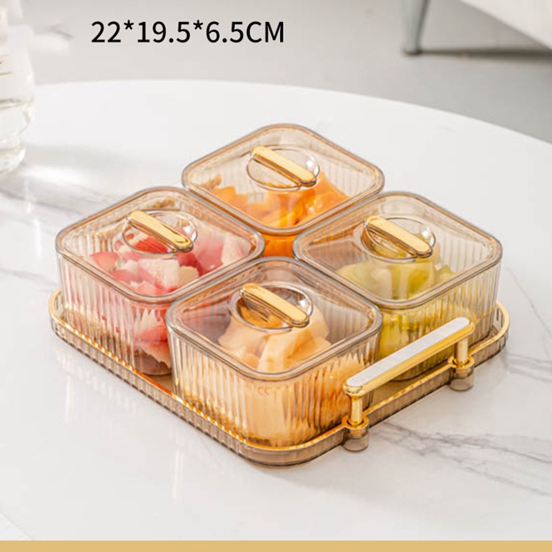 Jual Muzy Snack Tray Snack Bowl Tempat Saji Snack Cemilan Kotak Makanan ...