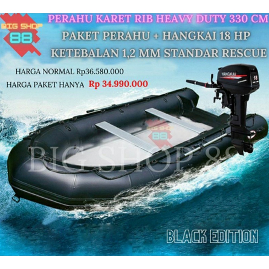 Jual PERAHU KARET RIB MANCING RUBBER RESCUE INFLATABLE PVC BOAT SET ...