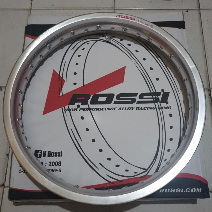 Jual Velg Rossi Wm 250 X 18 Silver Polish (Hole 36) | Shopee Indonesia