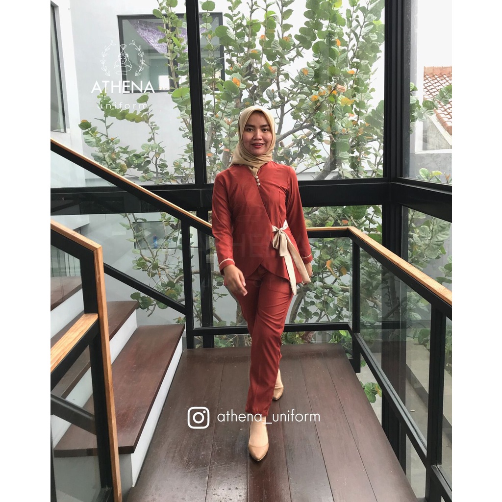 Jual Set Baju Seragam Becca Series Klinik /Seragam Spa / Seragam klinik ...