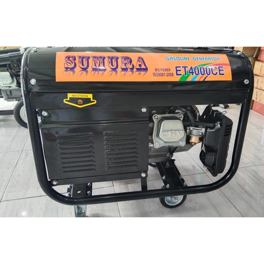 Jual Gasoline genset bensin sumura ET 4000CE gasoline generator set sumura | Shopee Indonesia