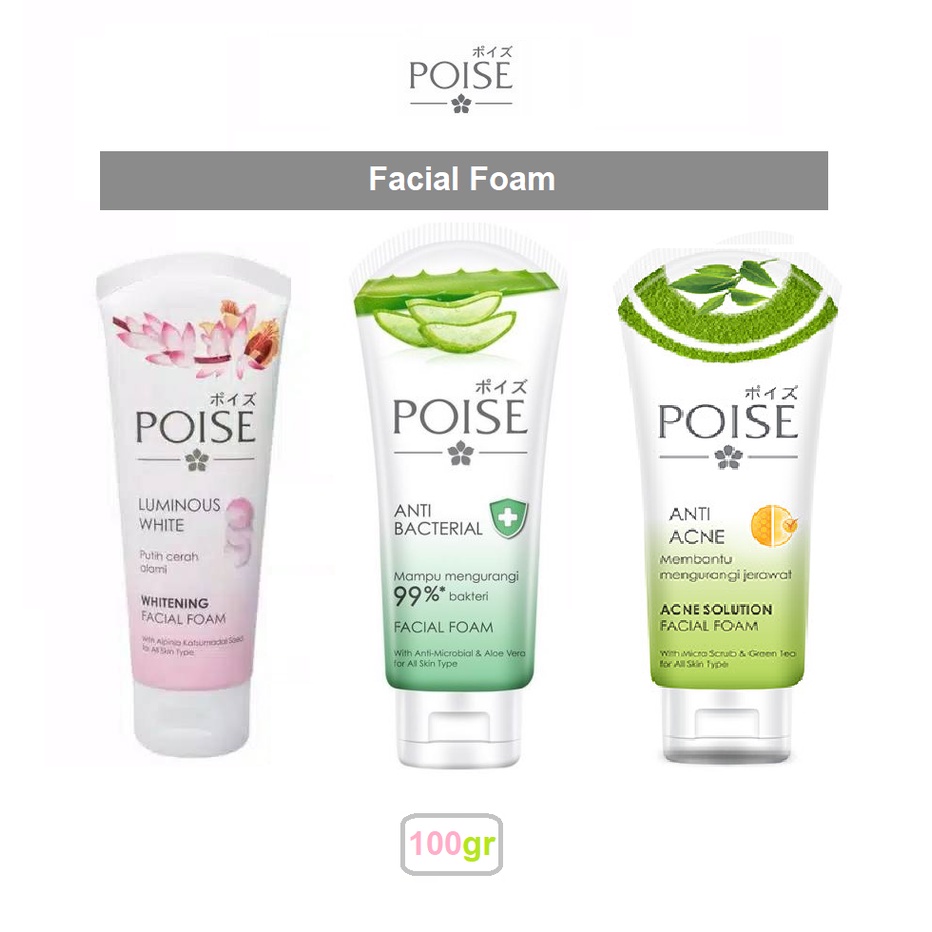 Jual Poise Facial Foam 100g | Shopee Indonesia