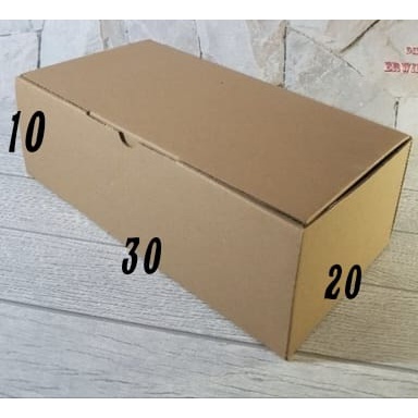 Jual Box corrugated 30x20x10 (Kotak sepatu) | Shopee Indonesia