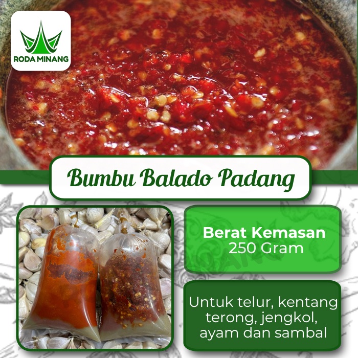Jual Bumbu Cabe Balado Sambal Giling Basah Padang Bumbu Jadi Halus ...