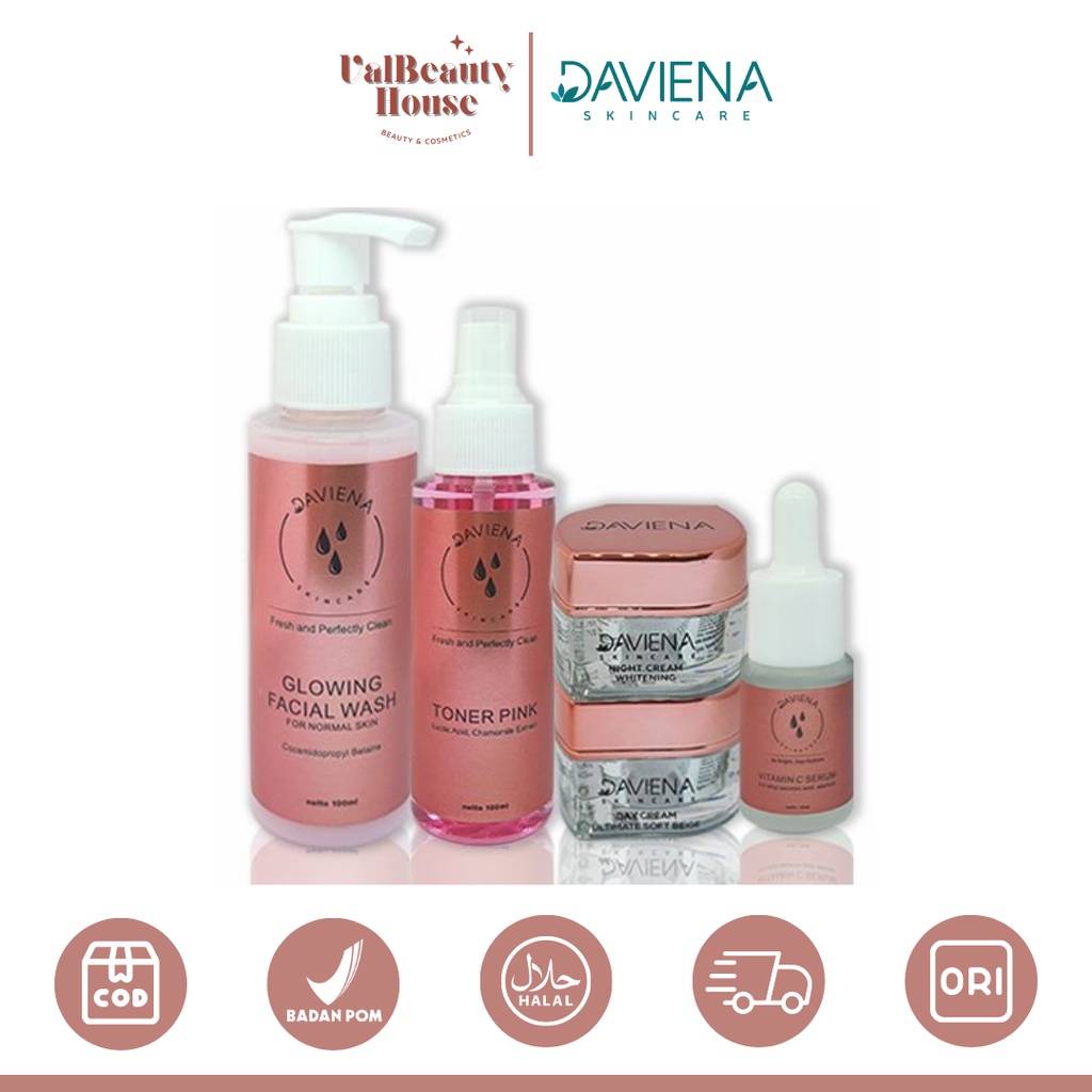Jual Daviena Skincare - Glowing Series - For Normal Skin (ORIGINAL ...