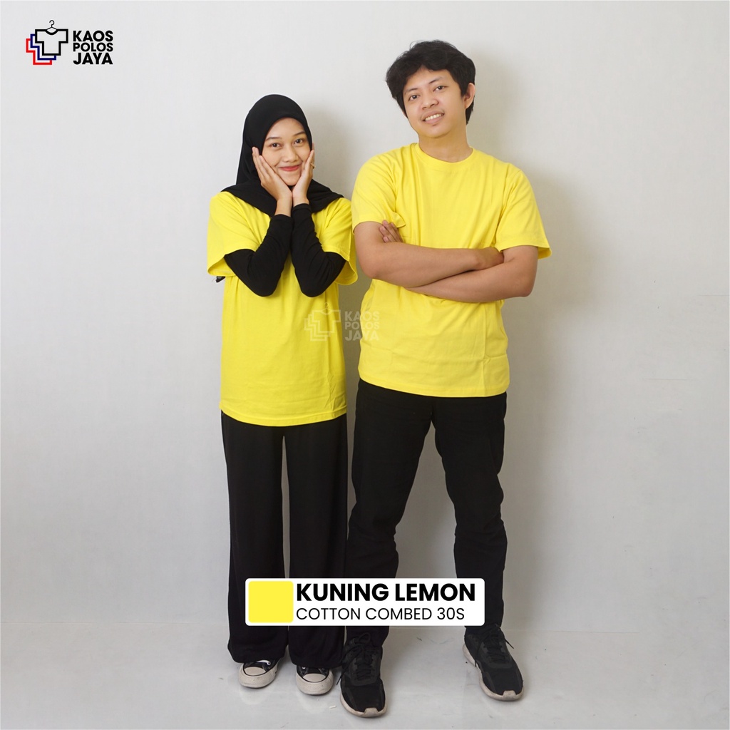 Jual Kaos polos kuning Lemon / Kaos Polos 100% cotton combed 30s / Kaos ... Jual Kaos polos kuning Lemon / Kaos Polos 100% cotton combed 30s / Kaos ...