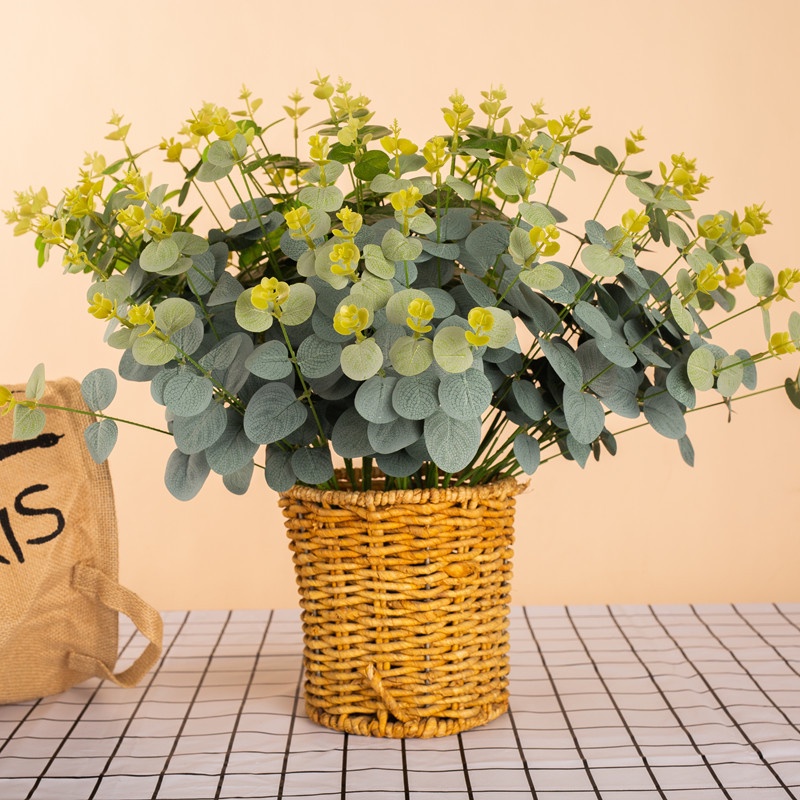 Jual Daun Dolar Eucalyptus Artificial 16 Cabang | Shopee Indonesia