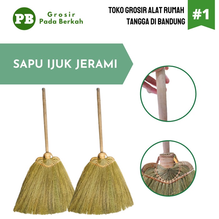 Jual @@@@] Sapu Ijuk Jerami Tradisional Sapu Injuk Lantai Tradisional ...