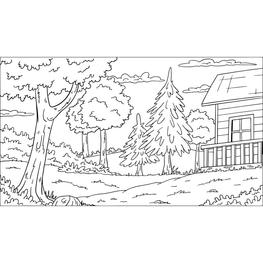 Jual Gambar Sketsa Mewarnai ~ PEMANDANGAN PART 4/ Seketsa Lukis ...