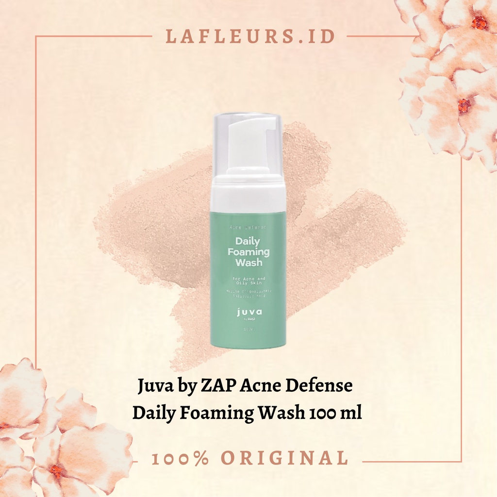 Jual Juva by Zap Acne Defense Daily Foaming Wash 100ml - facial foam ...