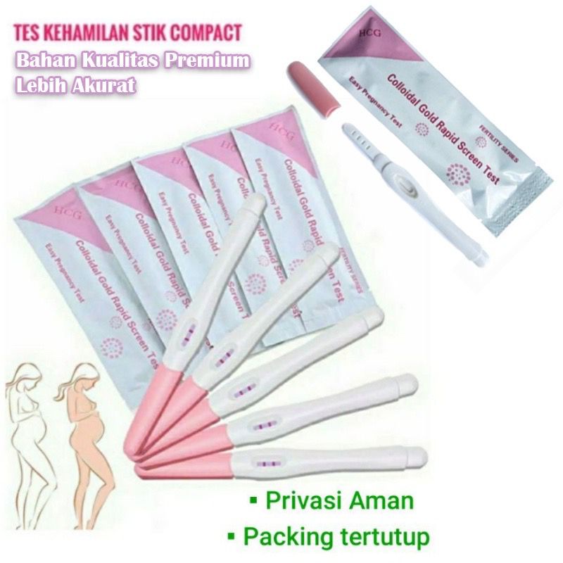 Jual TestPack COLLOIDAL Stik Compact HCG Test Pack Tespek Alat Tes ...