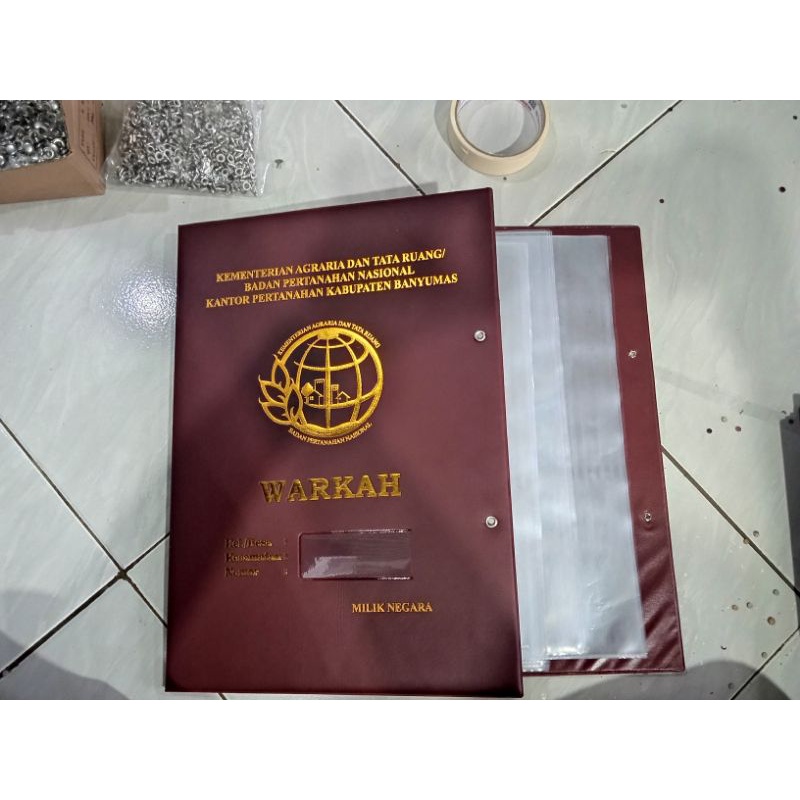 Jual Map album isi 50 lembar WARKAH BPN . NOTARIS . PPAT ( minimal ...