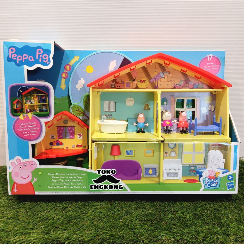 Jual PEPPA PIG PLAYHOUSE ADVENTURES PEPPAS PLAYTIME TO BEDTIME HOUSE ...