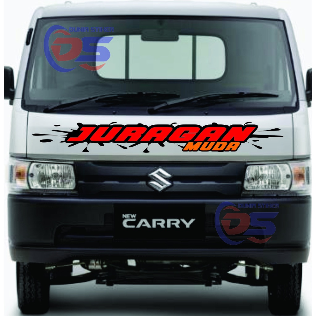 Jual Stiker Kap Depan Mobil Pickup New Carry Stiker JURAGAN MUDA Stiker ... Jual Stiker Kap Depan Mobil Pickup New Carry Stiker JURAGAN MUDA Stiker ...