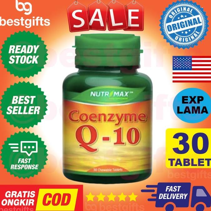 Jual Nutrimax Coenzyme Q10 Q-10 Coq10 100Mg 100 Mg Vitamin Antioksidan Vitramun | Shopee Indonesia