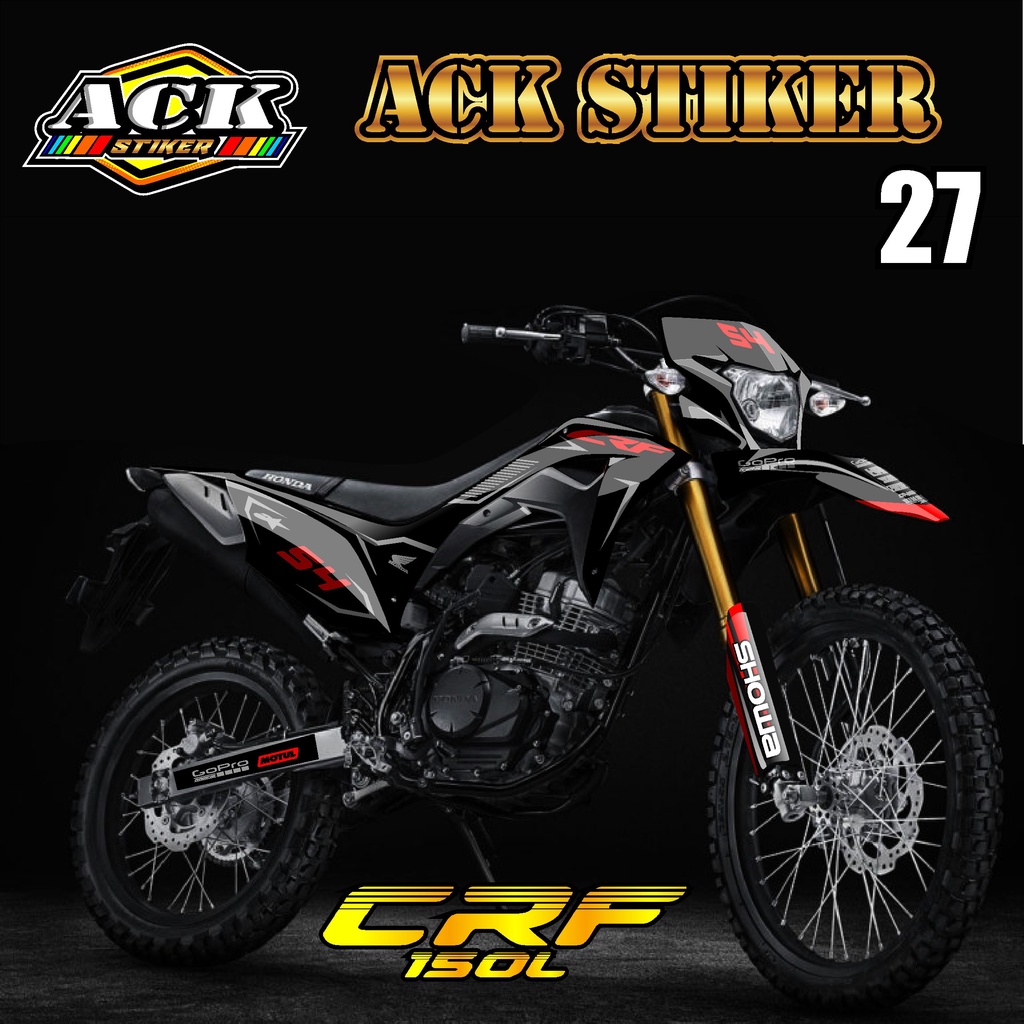 Jual Decal Sticker Motor Cross CRF 150L Fullbody - Dekal Stiker CRF 150 ...
