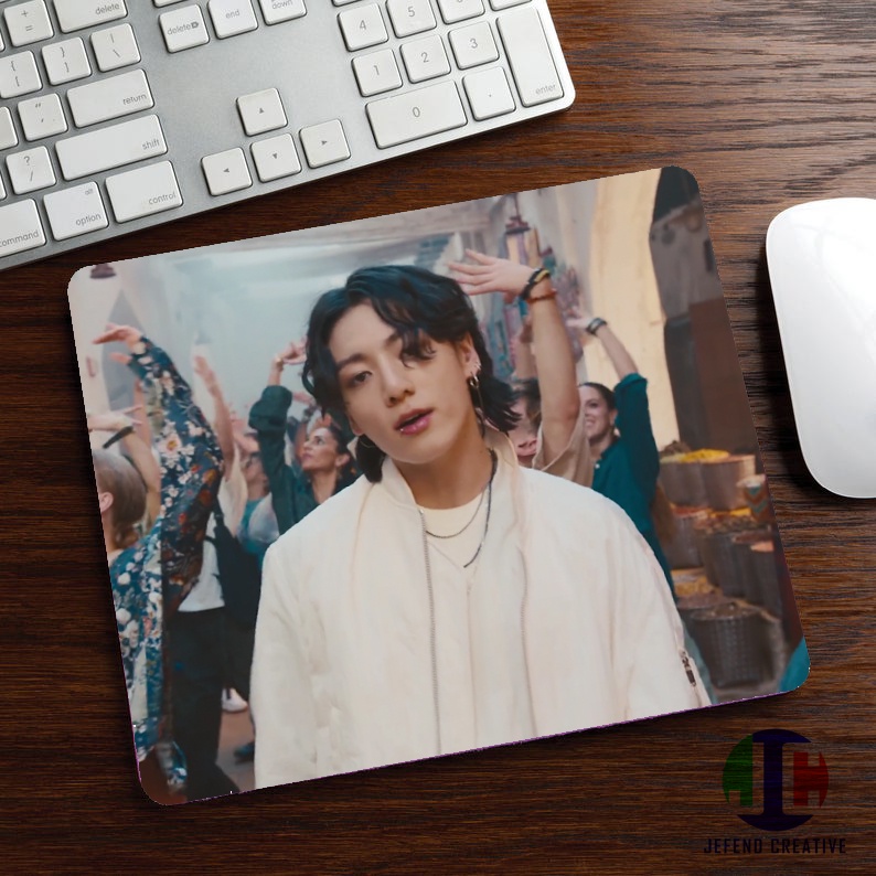 Jual Mousepad bts dreamers jungkook korean artist custom mousepad ...