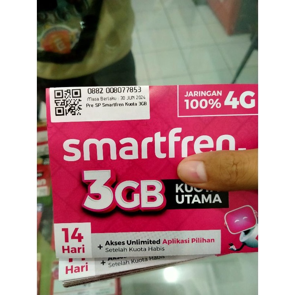 Jual kartu perdana Smartfren 3GB 14hr masih segel | Shopee Indonesia