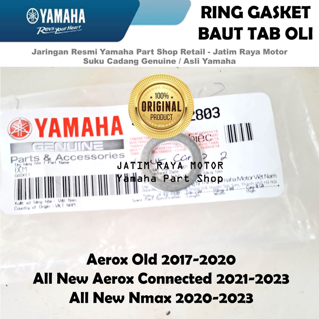 Jual Ring Gasket Baut Tab Oli Mesin Lexi Aerox Old All New Aerox ...