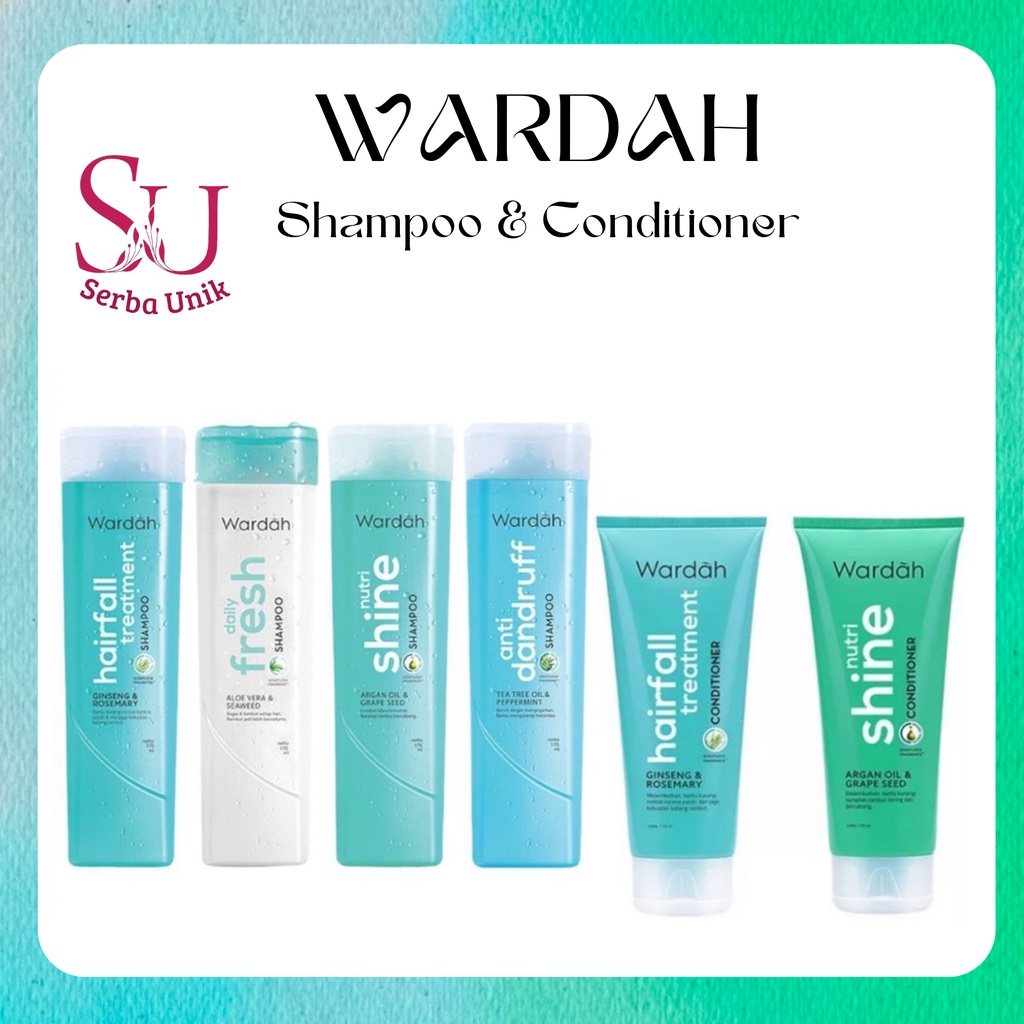 Jual Wardah Shampoo & Conditioner 170ml | Hairfall Treatment | Nutri ...
