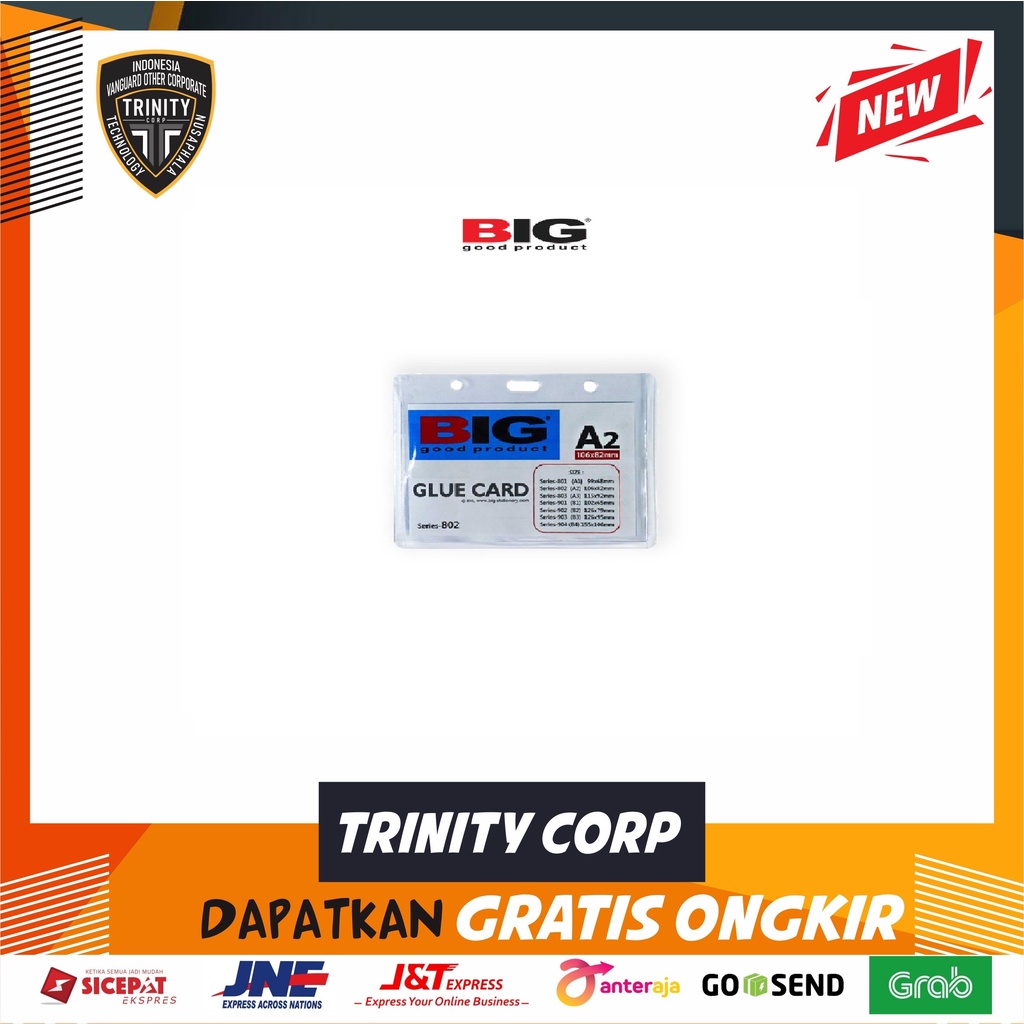 Jual ID Card BIG Name Tag Card Holder A2 Per-pcs | Shopee Indonesia