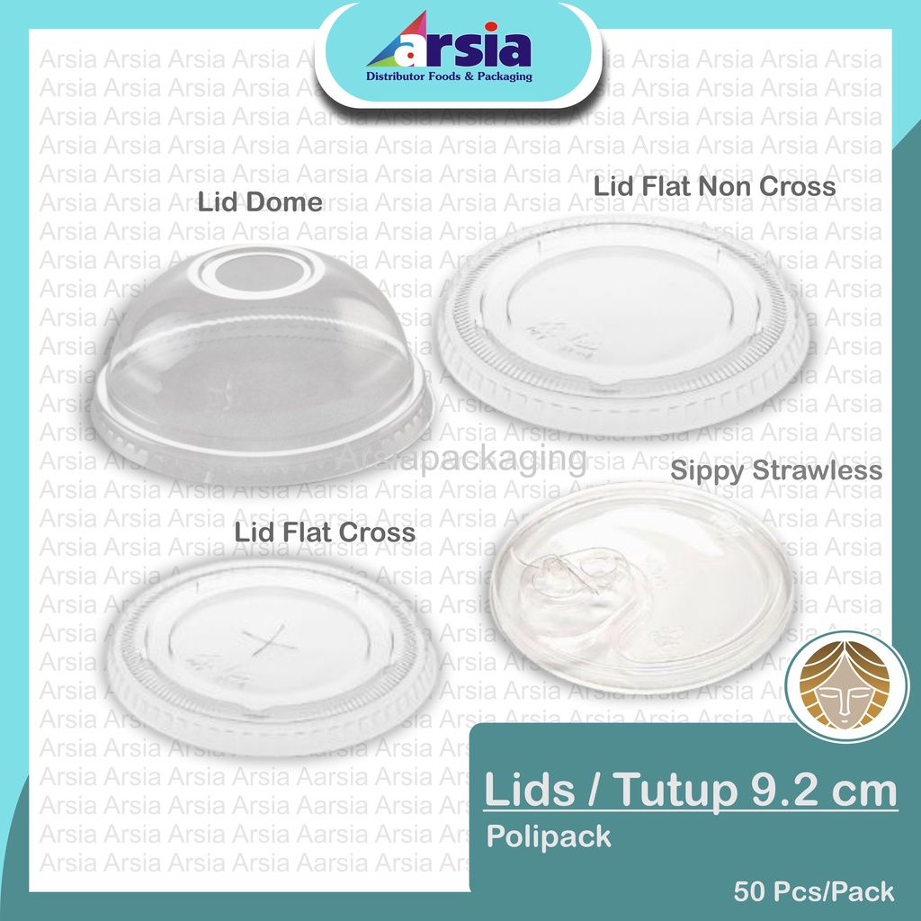 Jual Lid Cup/Tutup Cup - Sippy Strawless/Flat Lid Non Cross/Flat Lid ...