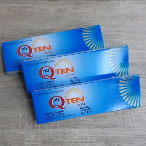 Jual QTEN COM qtencom q ten com vitamin suplemen kesehatan jantung isi ...