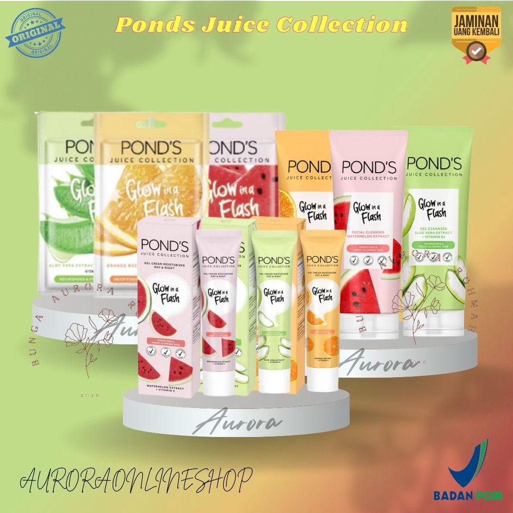 Jual PONDS Juice Collection Watermelon Extract | Nectar Extract | Aloe ...