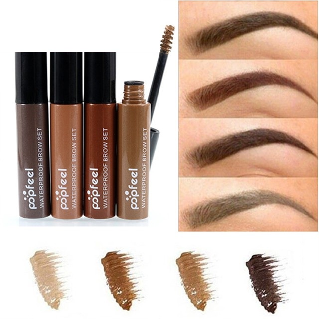 Jual TERLARIS POPFEEL Eyebrow Mascara Cream Eye Brow Shadow Makeup Set ...