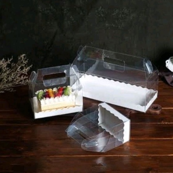 Jual kotak mika- plastik box cake transparan | Shopee Indonesia